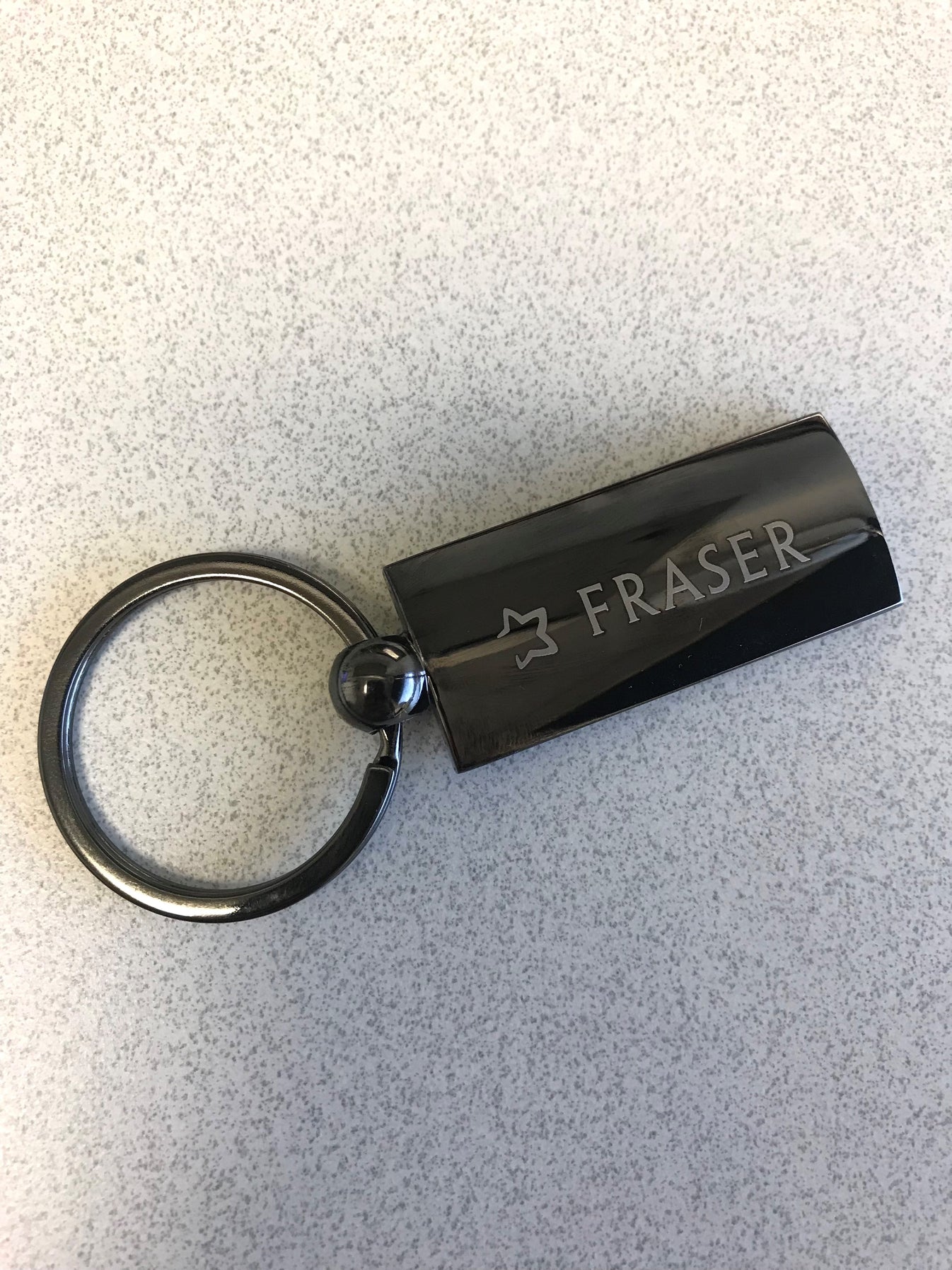 Laser Engraved Metal Keychain – Fraser Store